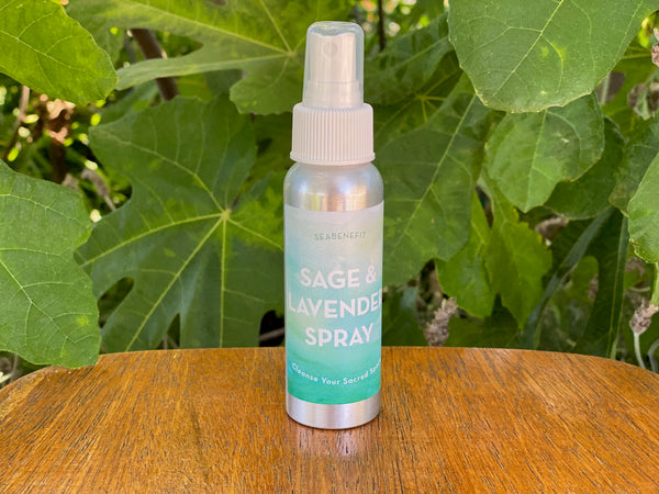 Sage & Lavender Sacred Space Clearing Spray | Seabenefit